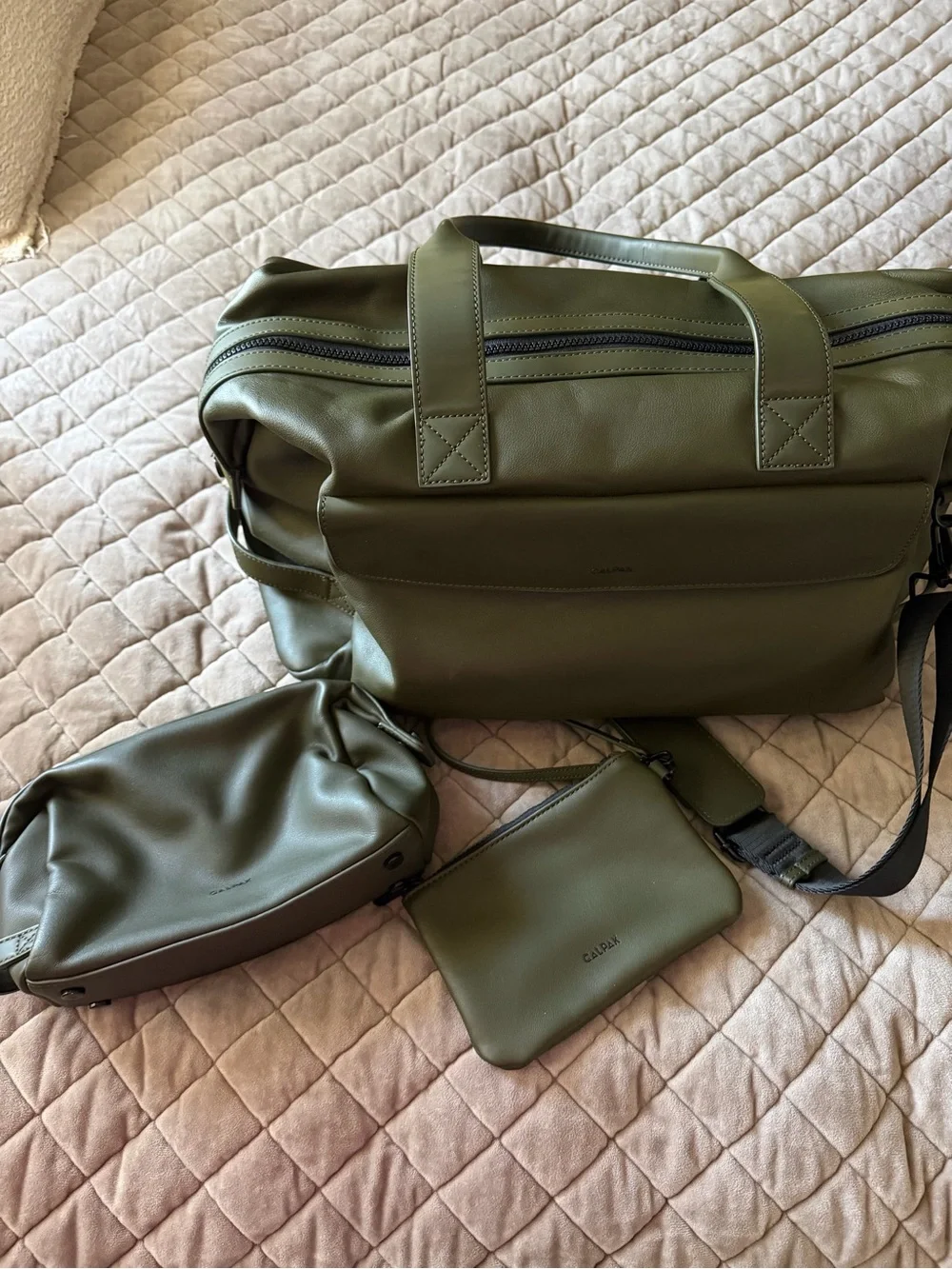 Calpak | Bags | Calpak Green Duffle Bag | Poshmark
